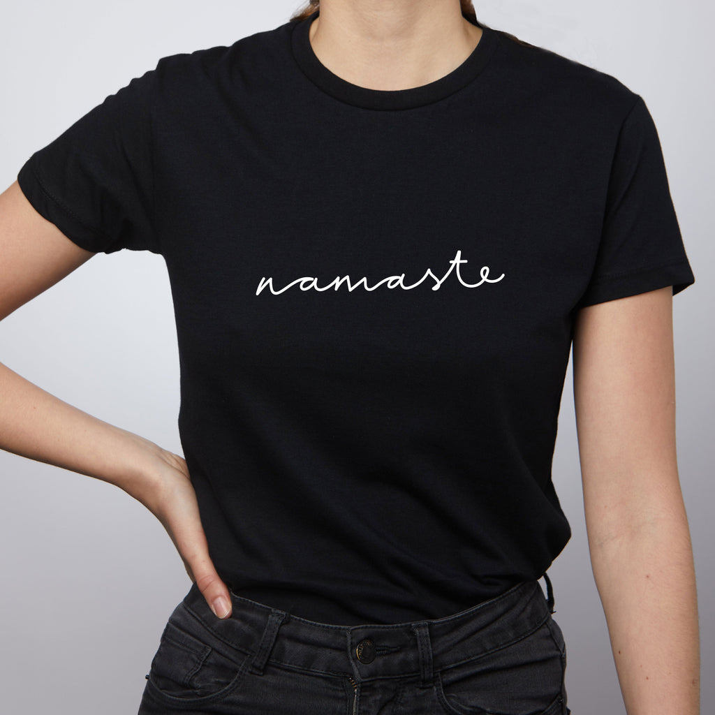 Namaste T-Shirt - Black – Megan Claire